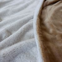 Maxi plaid en polyester galet 180 x 220 cm Michka | Maisons du Monde