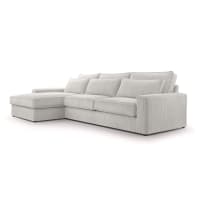 Ecksofa mit Cordbezug 4 Sitzer, Dunkelbraun Medan mini | Maisons du Monde