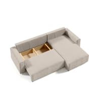 Ecksofa mit Cordbezug 5 Sitzer, Grün Sekwana l | Maisons du Monde