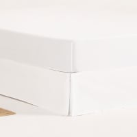 Cubre canapé algodón alto 30 cm cama 100x200 cm crudo Lisos | Maisons ...