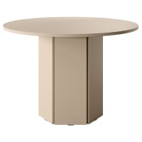 Table ronde en bois beige Bornéo | Maisons du Monde