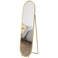 Specchio da terra con cornice in legno naturale 160 cm Egor | Maisons ...