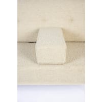 Zweisitzer-Sofa wollweiß aus Massivholz 183 cm Lackiert Mistral ...