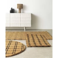 Zerbino in cocco con stampa zig zag 40x60 cm Lobel | Maisons du Monde