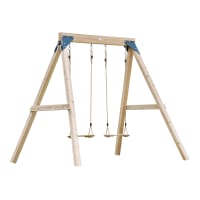 Balançoire simple avec support en bois FSC, marron Einzelschaukel ...