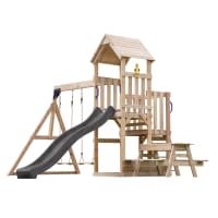 Schaukel Aus Holz Mit Rutsche