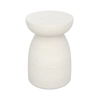 Table d'appoint ronde en bois rainuré naturel Calero | Maisons du Monde