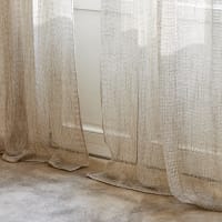 Rideau voilage 100% lin fluide naturel 140x260 cm | Maisons du Monde