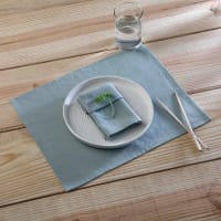 Lot de 4 serviettes de table lin lavé Paul | Maisons du Monde