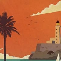 Poster della cicogna di Colmar con marco negro 60x90cm | Maisons du Monde