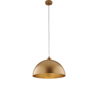 Sospensione Industrial 1 Luce Marcus In Ferro Laccato Oro Diam 50 ...