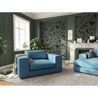 1,5-Sitzer Sofa aus strukturiertem Stoff rot Tendance | Maisons du Monde