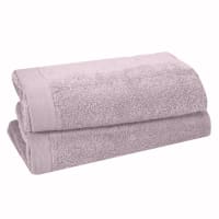 2 serviettes invité en coton bio Miel 30x50 cm Organika | Maisons du Monde