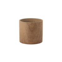 Cache-pot en bois naturel 15x15x15 cm | Maisons du Monde