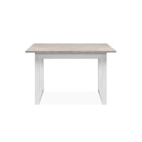 Table à manger extensible 8 à 10 personnes décor travertin l160/200 cm ...