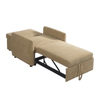 Poltrona effetto alpaca, beige Nova alpaca | Maisons du Monde