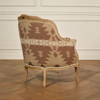 Butaca bergère de lino y tela lino Victor | Maisons du Monde