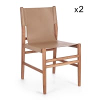 Silla Compass en rattan natural y madera de fresno Compass | Maisons du ...