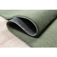 Tapis lavable et antidérapant, uni, vert foncé, 120 cm, rond Relax ...