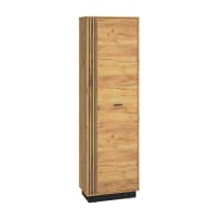 Muebles de entrada efecto madera roble 90x36 h194 cm Savina | Maisons ...
