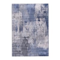 Alfombra azul marino/gris 183 x 274 cm Amelia | Maisons du Monde