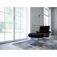 Alfombra azul marino/gris 183 x 274 cm Amelia | Maisons du Monde