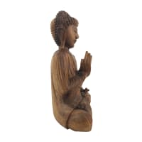 Figura de buda sentado en resina dorada envejecida 26x17x10 cm ...