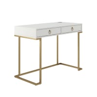 Mesa de estudio cristal, cristal, 120 x 74 x 70cm Note | Maisons du Monde