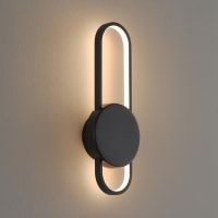 Applique en métal et aluminium Noir 106 cm Saretti | Maisons du Monde