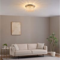 Aplique o plafón de metal acabado negro | Maisons du Monde