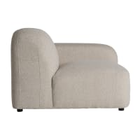 Ecksofa Modul aus Polyester 115x115x74cm, cremefarben | Maisons du Monde
