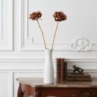 Tallo de rosa artificial rojo anaranjado H57 Sarah | Maisons du Monde