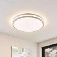 Plafoniera tonda luce LED 70W CCT lampada soffitto metal bianco Ø 60cm ...