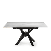 Gran mesa cuadrada extensible para 6/8 personas, 150x76 cm Brelyn ...