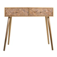 Ovaler Spiegel aus Mangoholz, 36x81cm FRANCES | Maisons du Monde