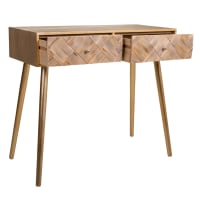 Ovaler Spiegel aus Mangoholz, 36x81cm FRANCES | Maisons du Monde
