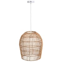 Lámpara de techo Capri de cuerda natural crema Ø48 cm E27 | Maisons du ...