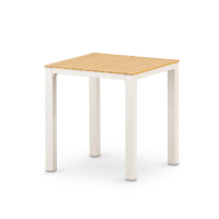 Mesa de comedor balcon 130x70 aluminio y polywood beige Osaka | Maisons ...