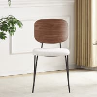 Chaises Beige Velours | Maisons du Monde