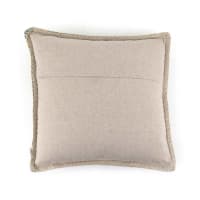 Set di 2 cuscini 45 x 45 cm Giallo Trama di piante Candytuft | Maisons ...