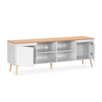 Mesa de tv 180 cm Moonstone Sepet 2 puertas Bohema | Maisons du Monde