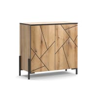 Commode 8 tiroirs effet bois 139 cm bois Celia | Maisons du Monde