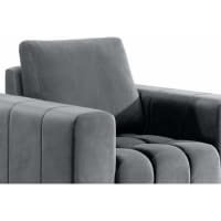 Fautueil poire pouf géant en velours côtelé noir mousse mémoire ...