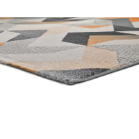Alfombra de salón turquesa amarillo gris 120 x 170 cm LAZUR | Maisons ...