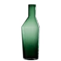 Botella decorativa ceramica verde oliva brillo 8x8x33 | Maisons du Monde
