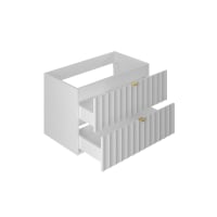Meuble colonne rangement salle de bain style cosy bambou gris Homcom ...