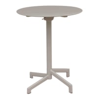 Tavolo da giardino reclinabile 70cm in laminato effetto rovere scuro ...