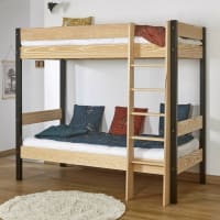 Litera abatible blanco 90x200/90x200cm Iduna | Maisons du Monde