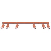 Plafonnier Acier Ocre Rouge GU10 4 Ring Ring | Maisons du Monde