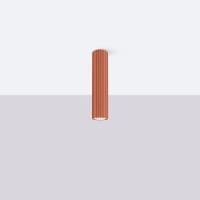 Plafonnier Aluminium Ocre Rouge GU10 1 Karbon 60 Karbon | Maisons du Monde